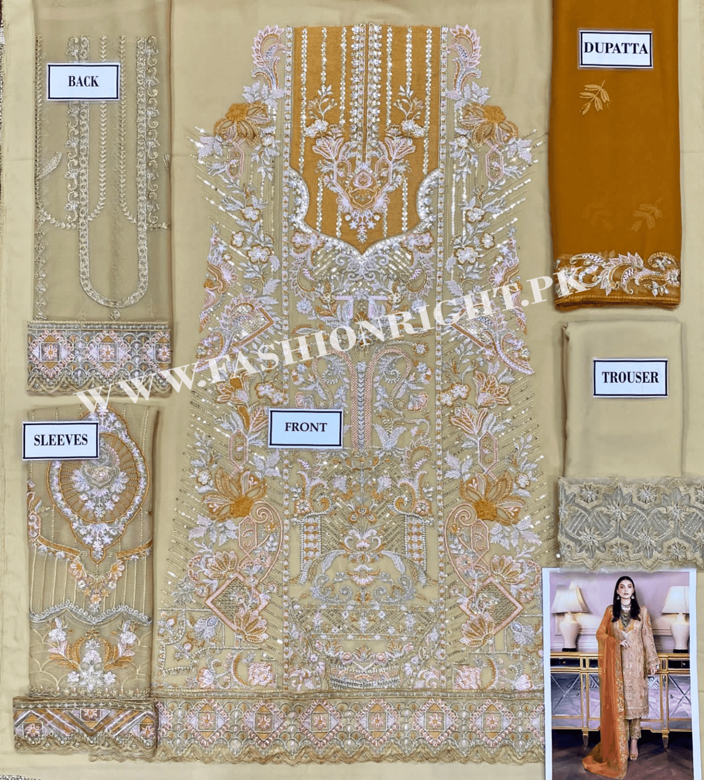 Ramsha Dress Design 1157 - By FashionRight